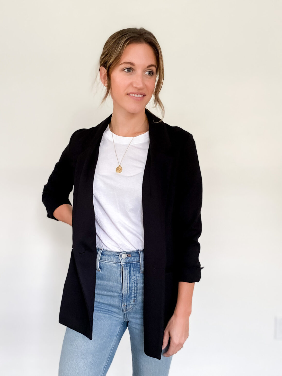 Six Ways To Style A Black Blazer - Stitch & Salt