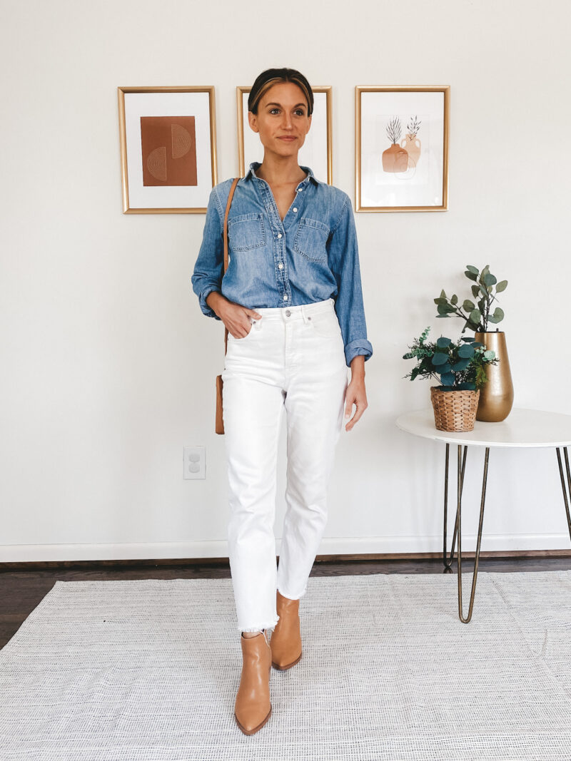Spring Essentials: How To Style White Denim - Stitch & Salt
