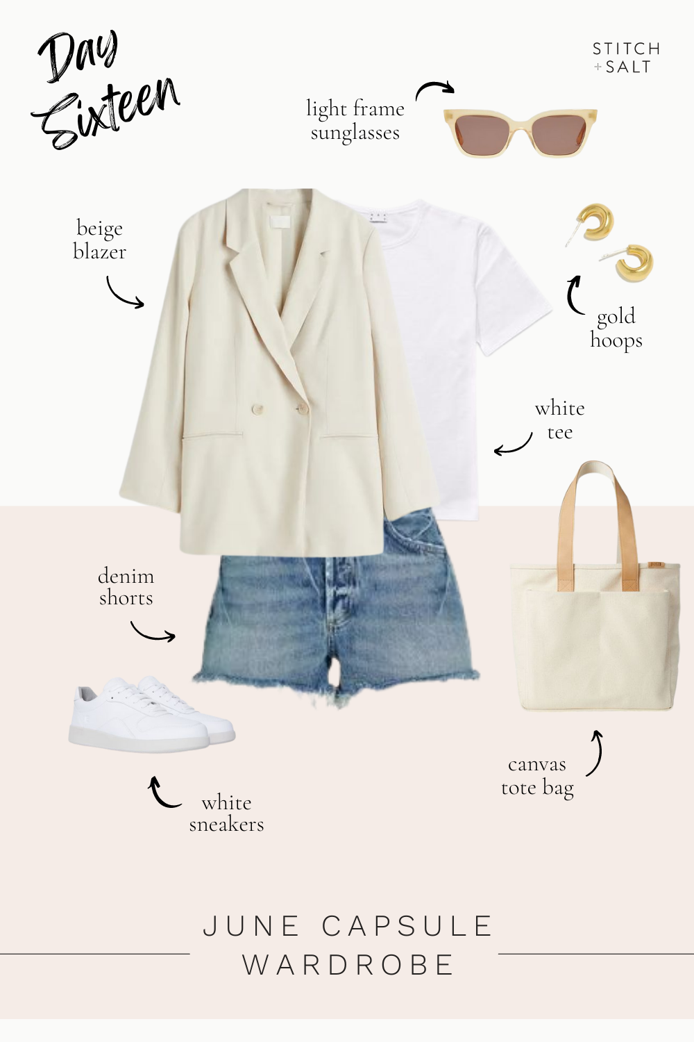 June Capsule Wardrobe + 20 Outfit Ideas - Stitch & Salt