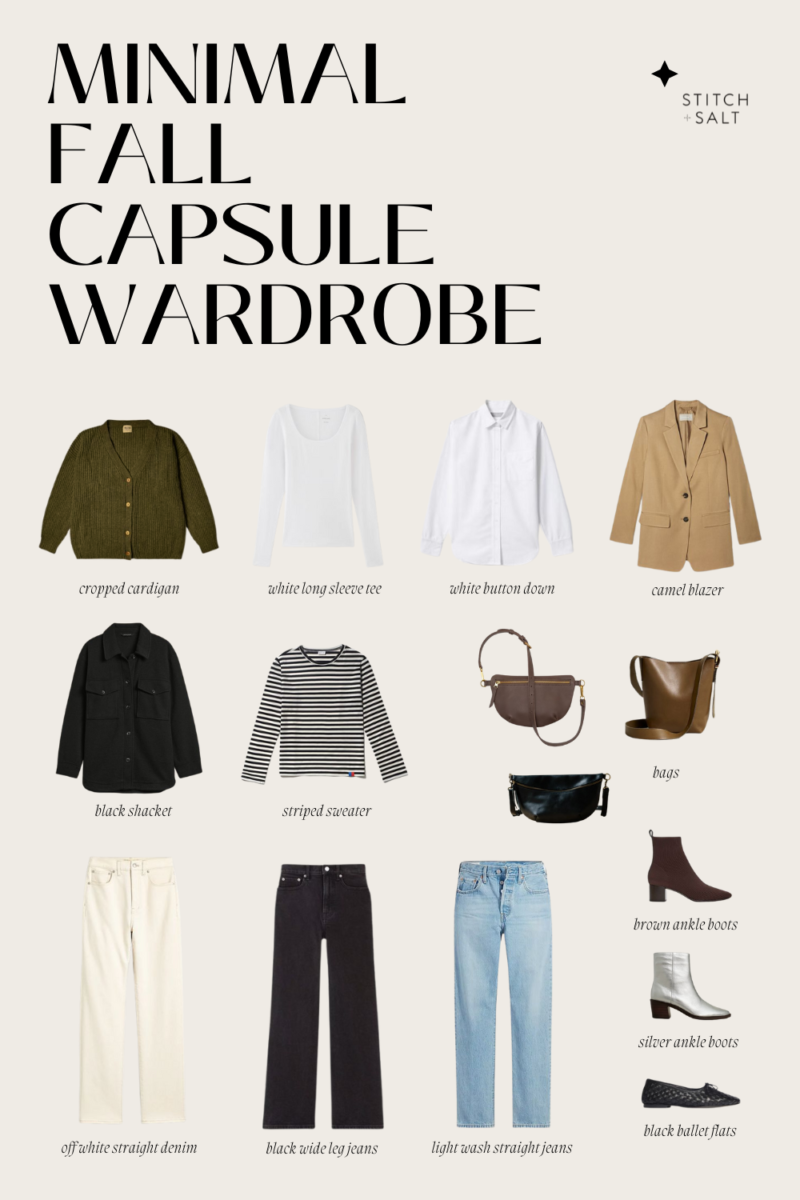 Minimal Fall Capsule Wardrobe (That isn't boring!) - Stitch & Salt