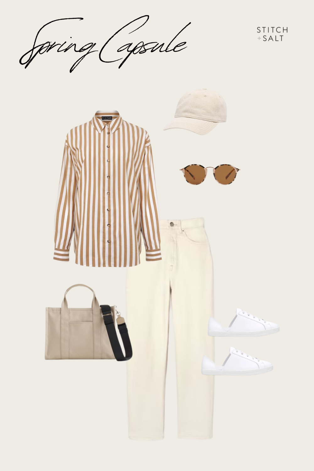 Spring Capsule Wardrobe Outfit Ideas - Stitch & Salt