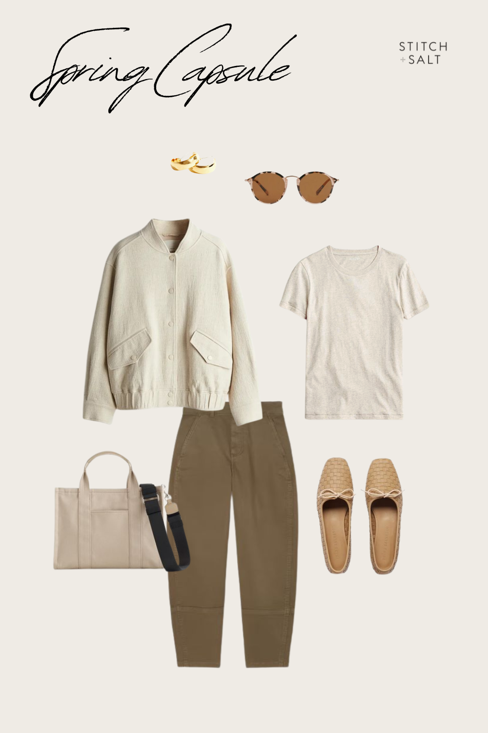 Spring Capsule Wardrobe Outfit Ideas - Stitch & Salt