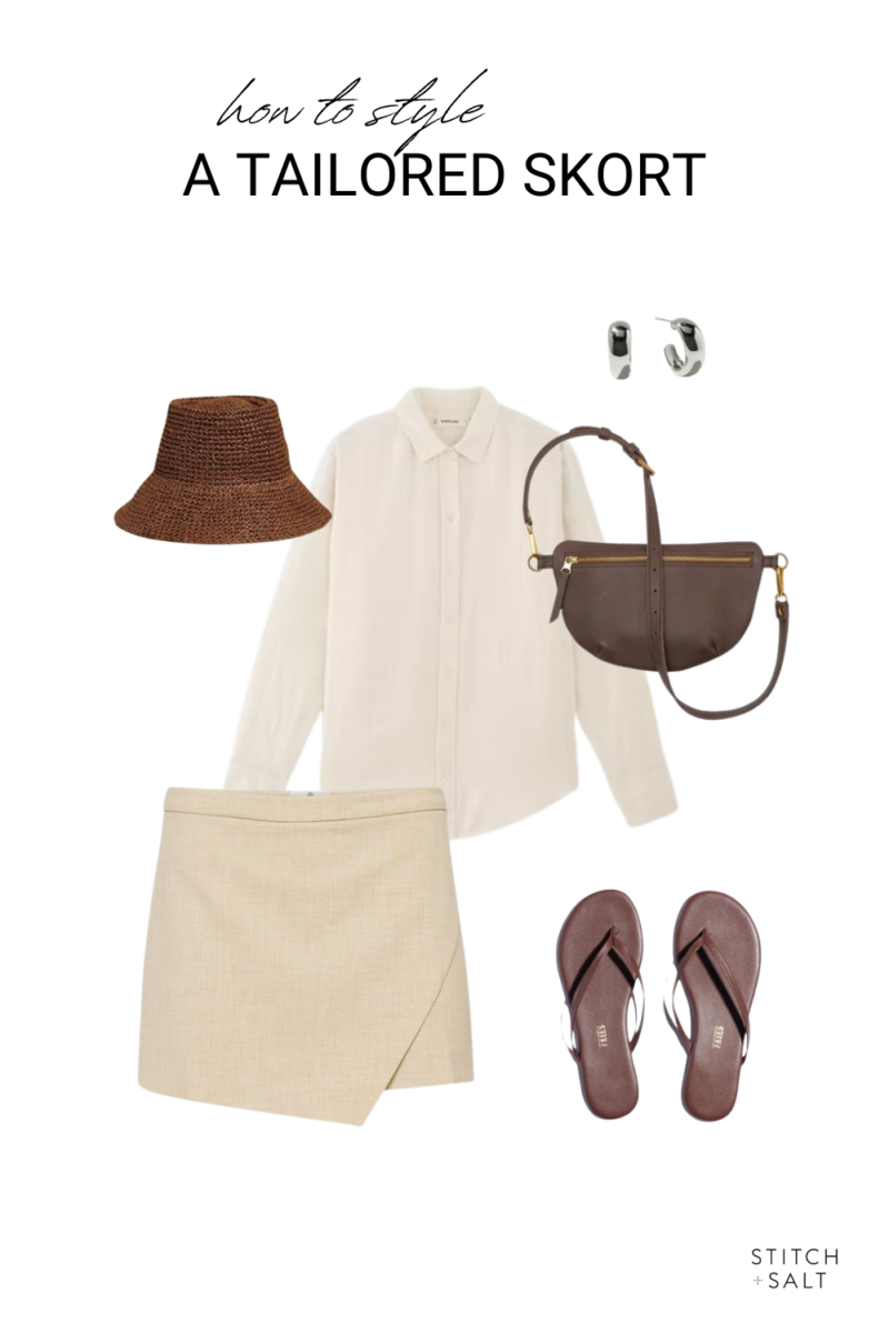 How To Style A Skort - Stitch & Salt