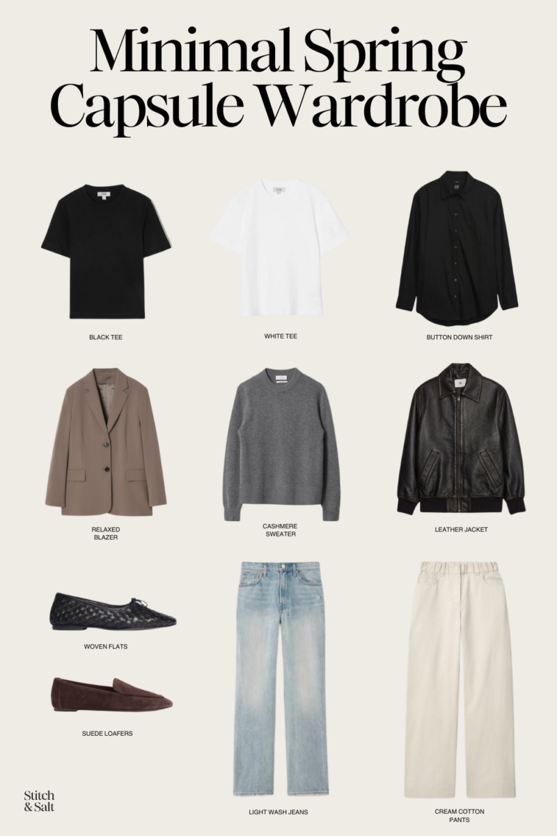 Spring Capsule Guide: Minimal Style - Stitch & Salt