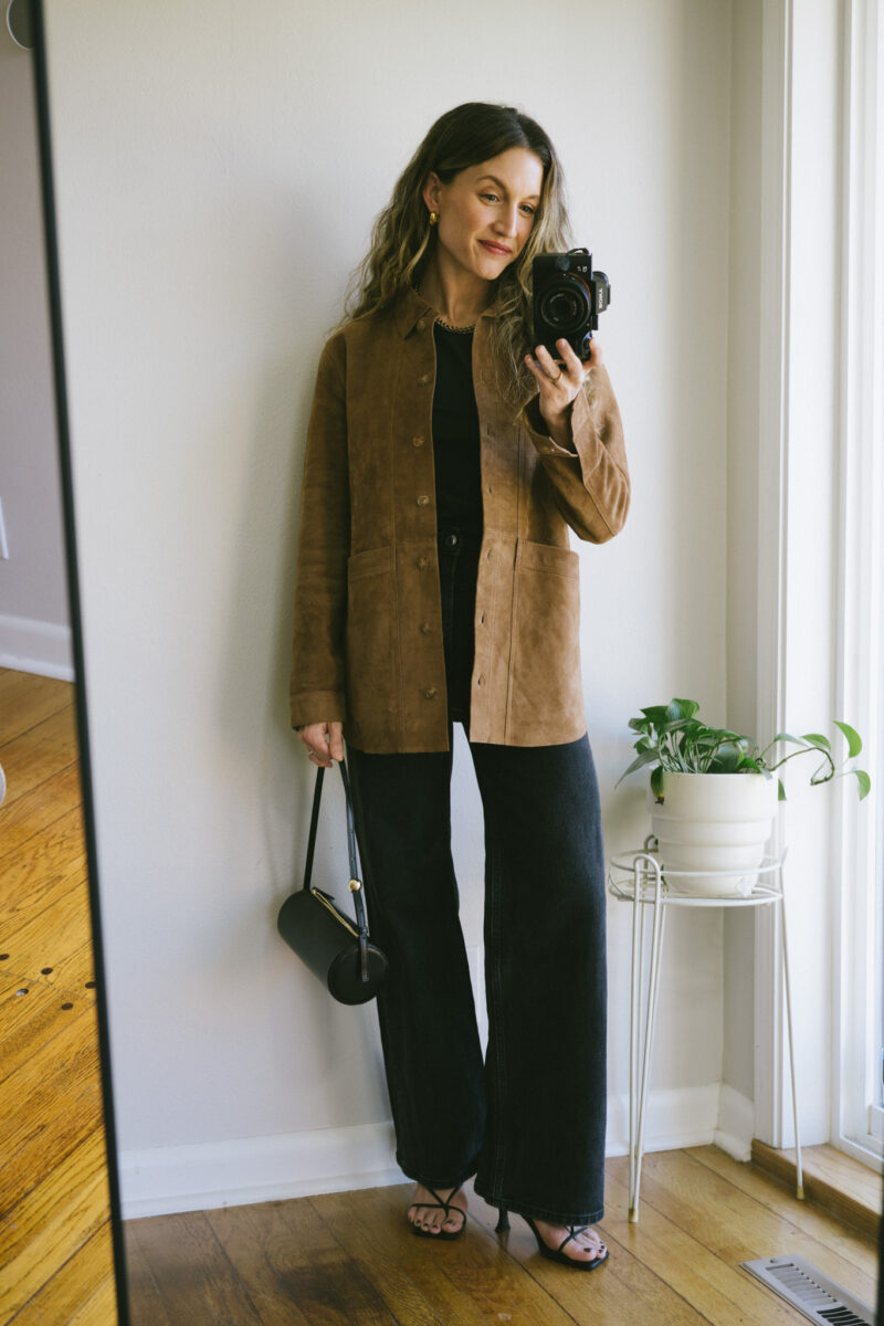 How To Style A Suede Jacket - Stitch & Salt