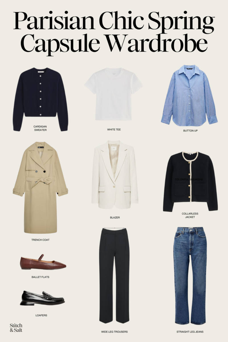 Spring Capsule Guide: Parisian Chic Style - Stitch & Salt